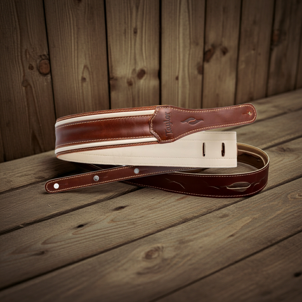 Taylor Element Strap Brown/Cream 2.5" – rBc Music Store